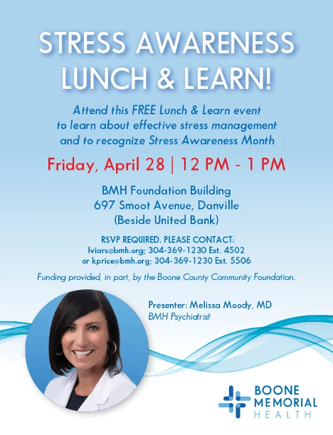BMH to host Free Lunch & Learn in Recognition of Stress Awareness Month ...